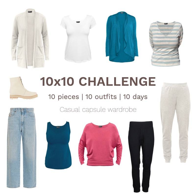 10x10 Challenge | Casual capsule wardrobe | Miik