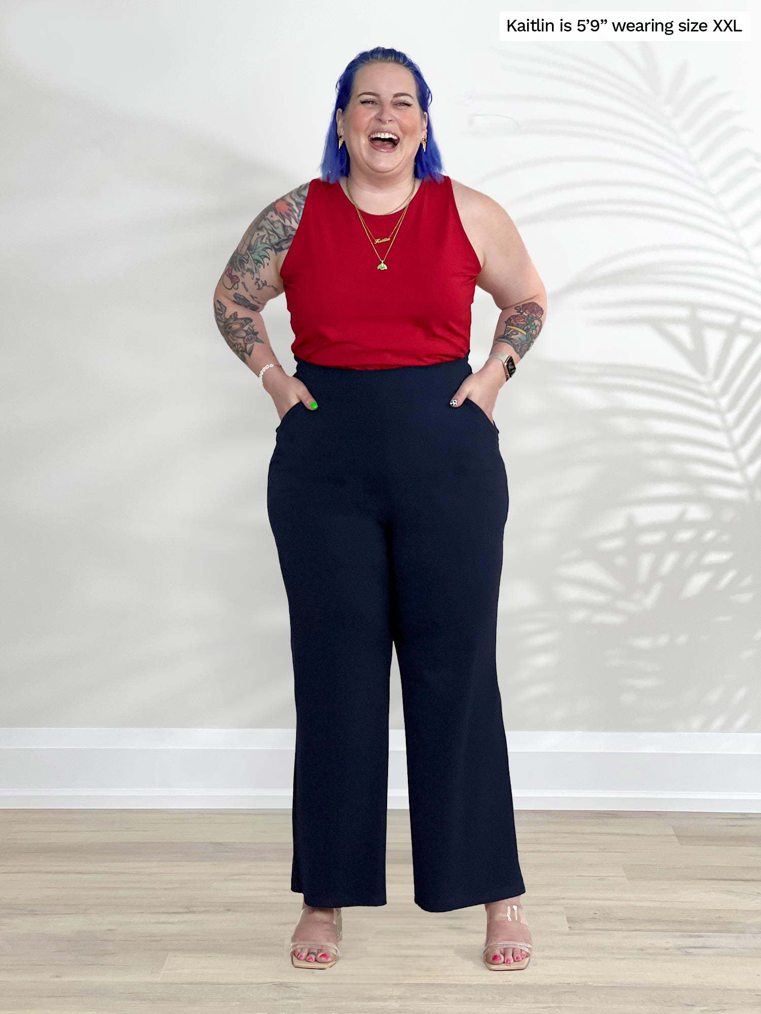 Reed high waisted pant with pockets | Sustainable clothing made in ...